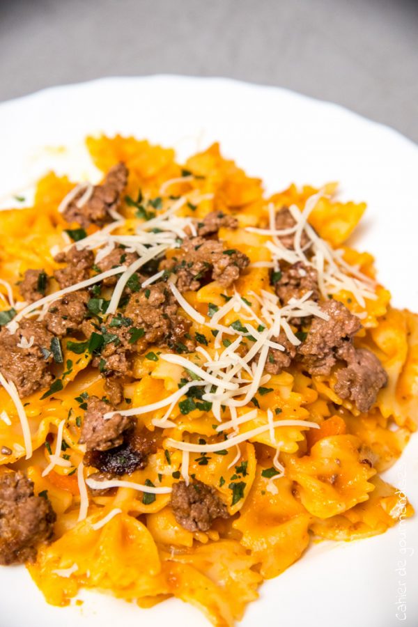 Délicieuses pâtes style bolognaise